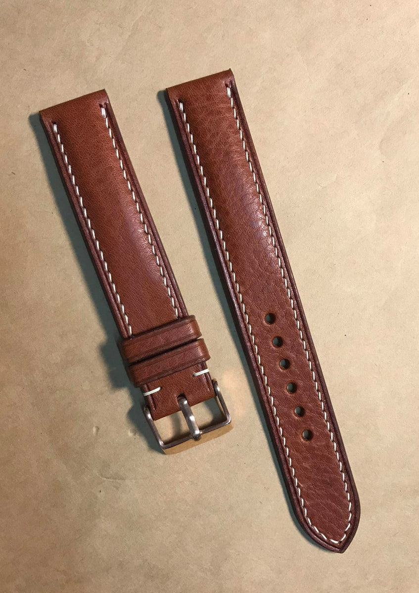 Minerva Box Leather Strap for Omega Watch – VGreen