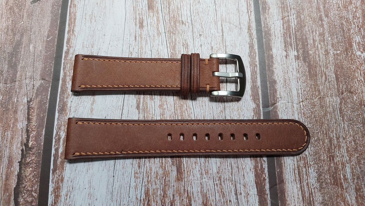 Whisky Maya Leather Strap For Tudor GMT Watch – VGreen