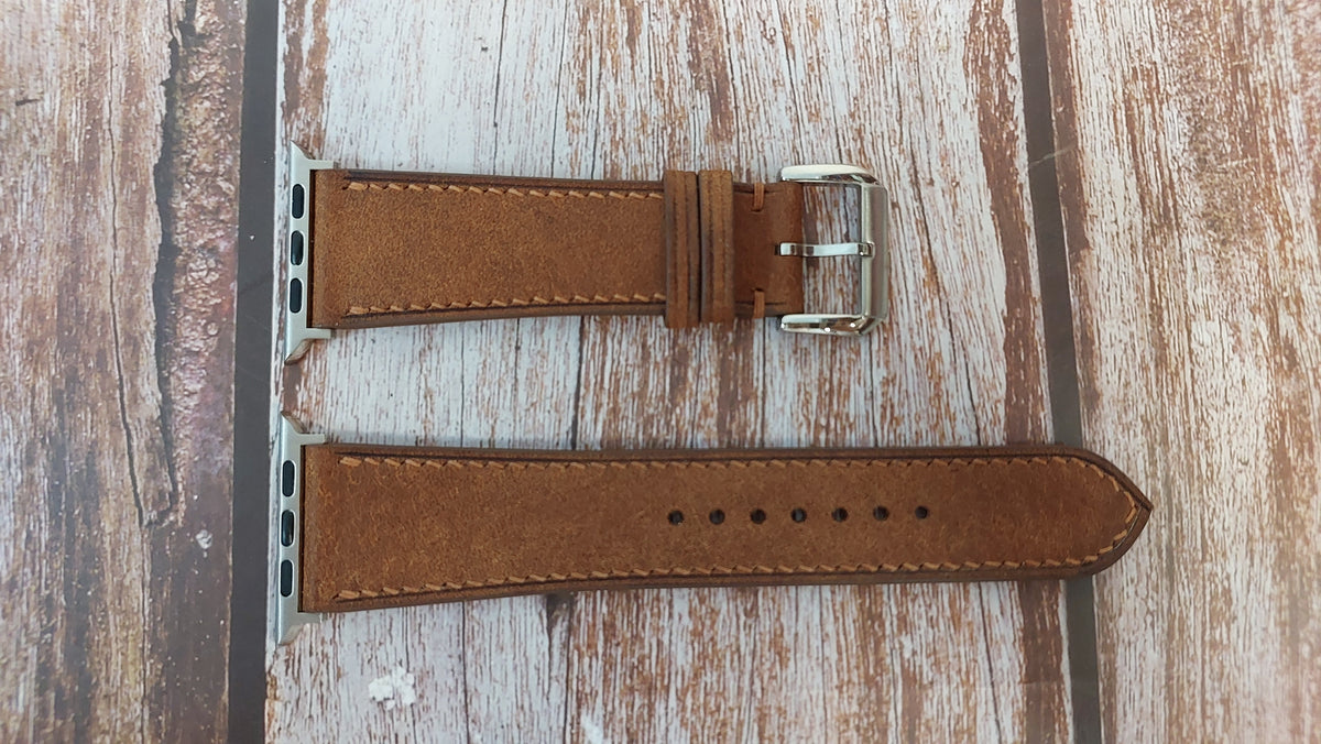 Whisky Maya Leather Strap For Apple Watch Ultra (49mm) – VGreen