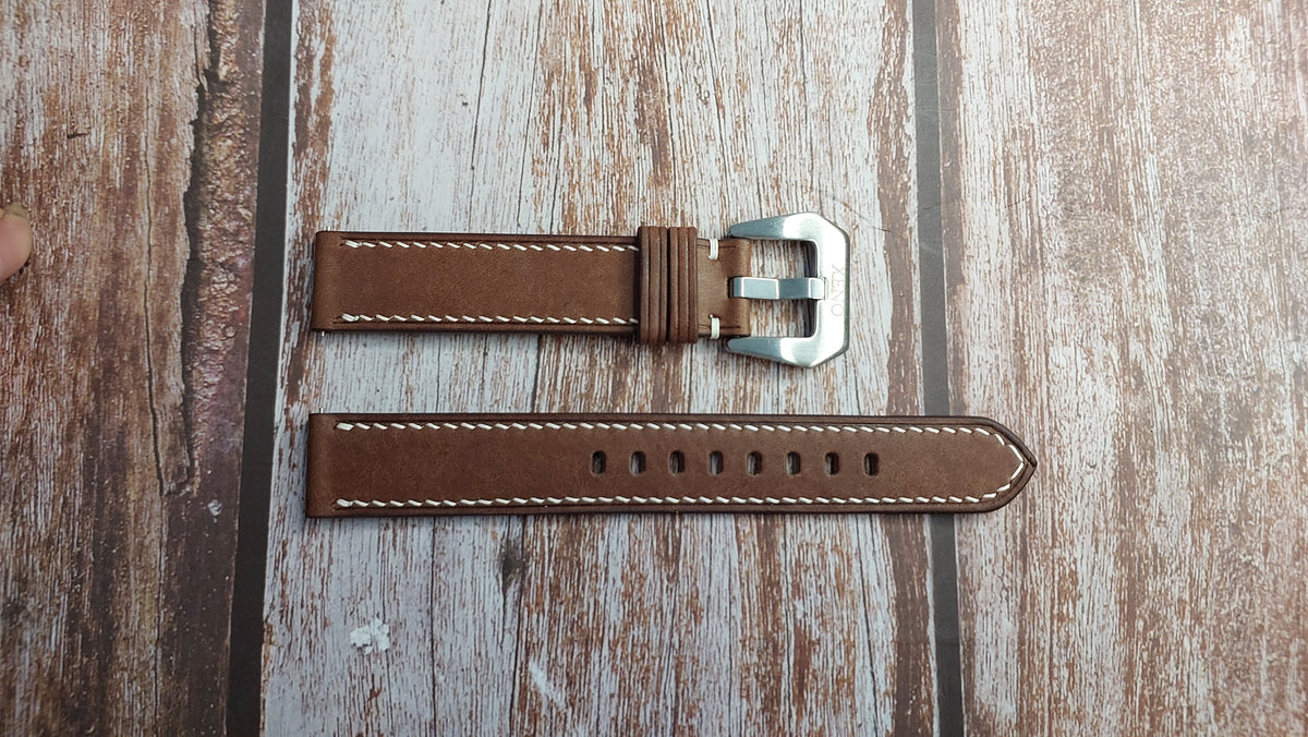 T Moro Maya Leather Strap For 1975 Seiko Lord Matic De Luxe Watch – VGreen