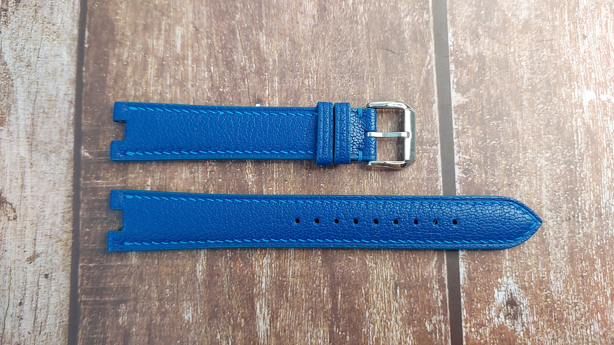 Blue Alran Sharkskin Leather Custom Notched Strap – VGreen