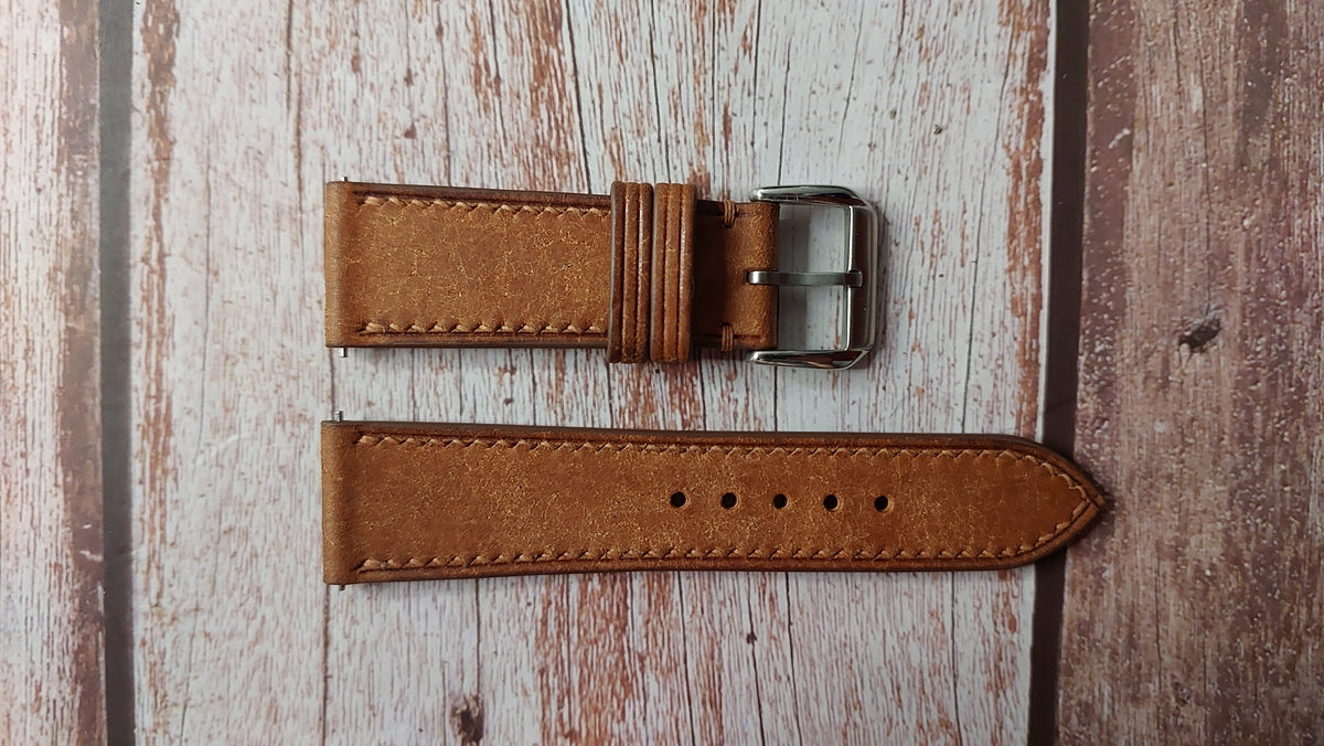 Whisky Maya Leather Strap – VGreen