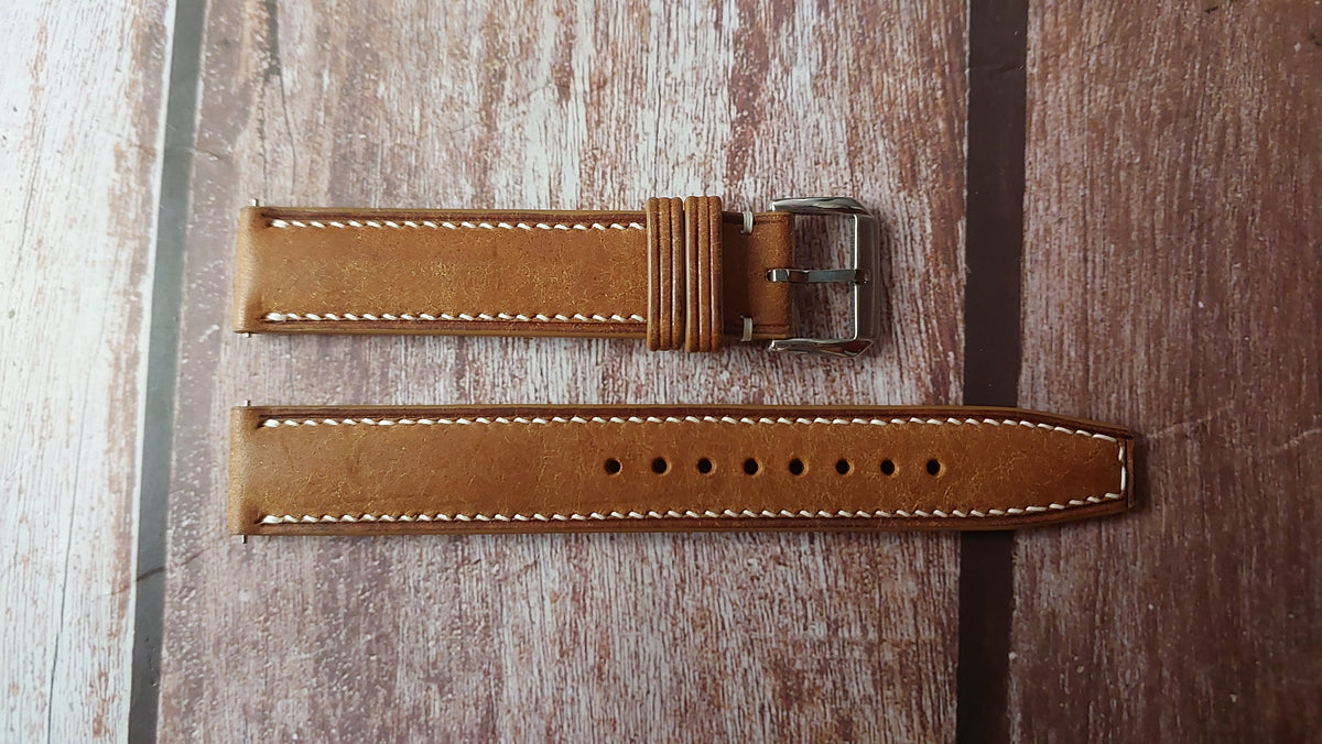 Whisky Maya Leather Strap – VGreen