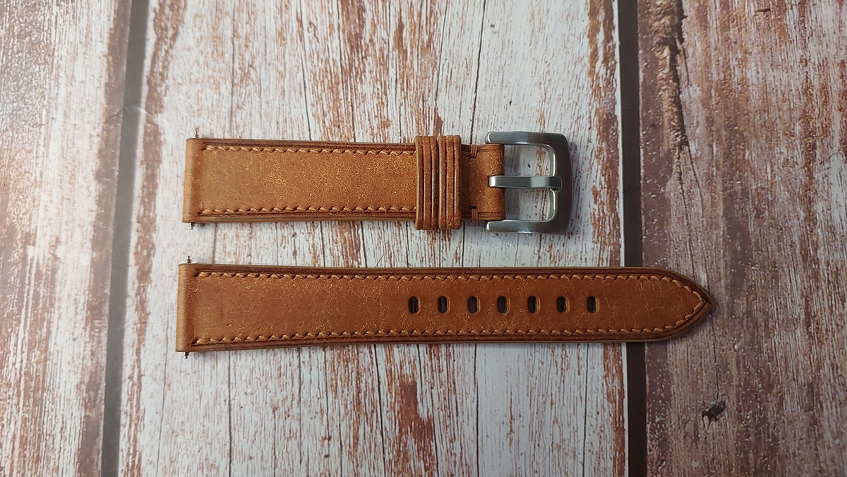 Whisky Maya Leather Strap For Montana Watch Co – VGreen