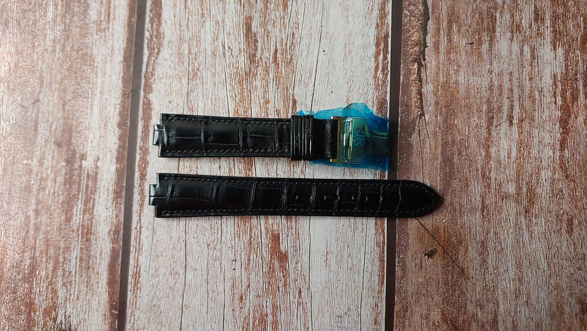 Black Crocodile Leather Custom Notched Strap – VGreen