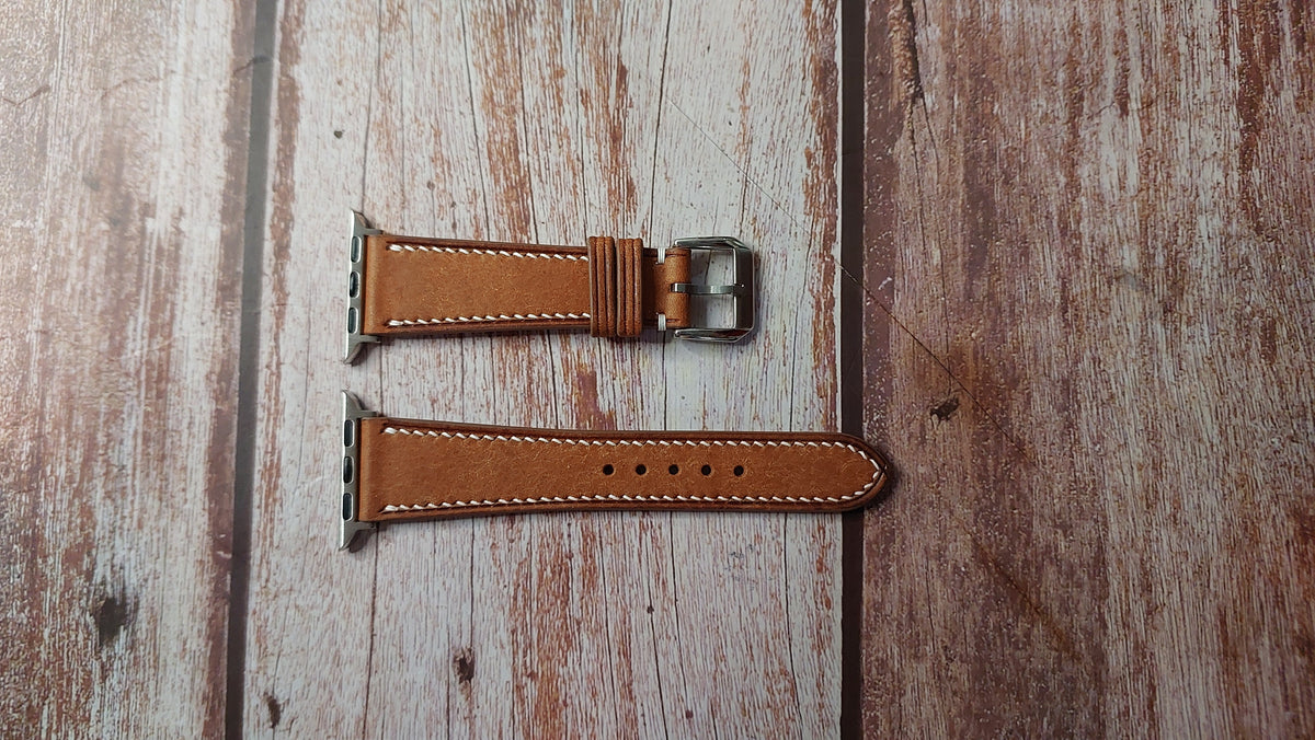 Whisky Maya Leather Strap For Apple Watch Series 6 (40mm) – VGreen