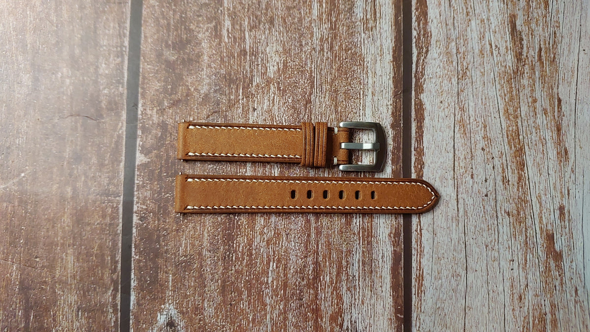 Whisky Maya Custom Leather Strap For TISSOT T-Classic Ballade Automati ...