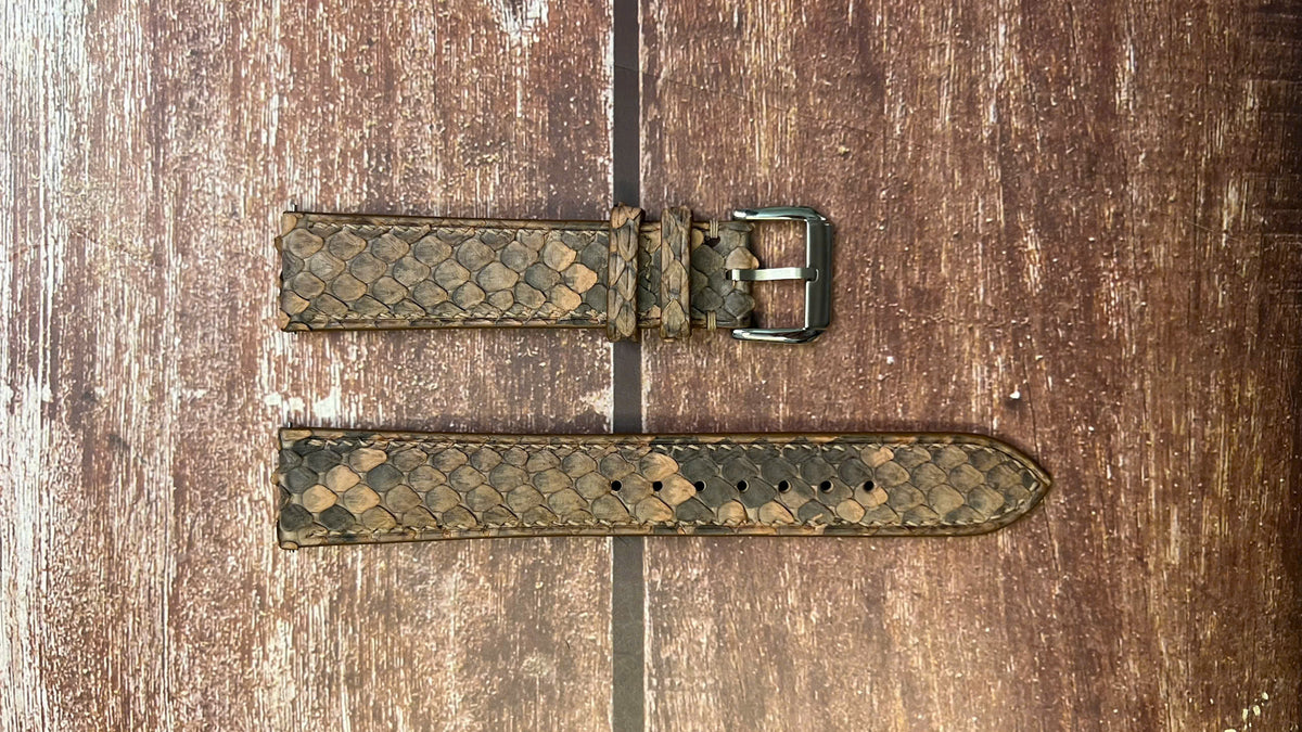 Snake Skin Watch Strap - Copper for Raymond weils – VGreen