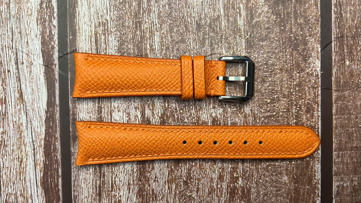 Custom Curved End Watch Straps For Daniel Roth 207 – VGreen