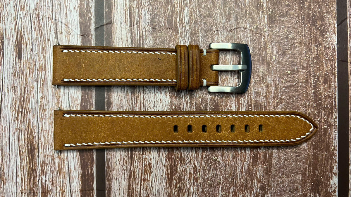 Maya Leather Watch Strap - Whisky – VGreen