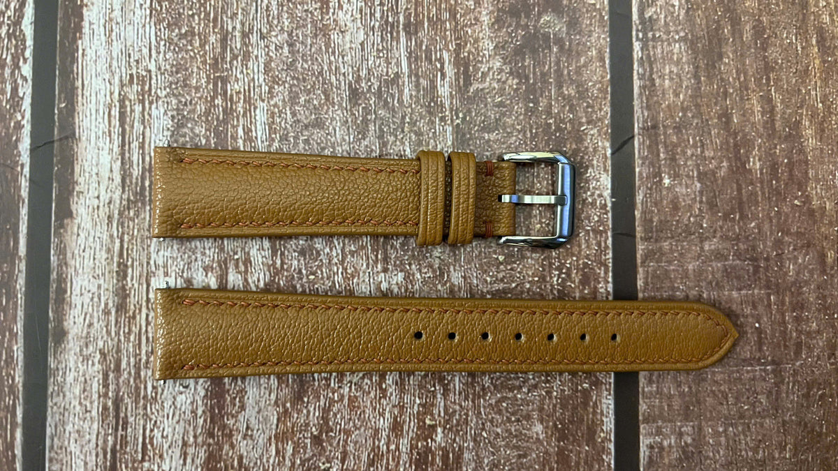 Alran Goat Leather Watch Strap - Brown – VGreen