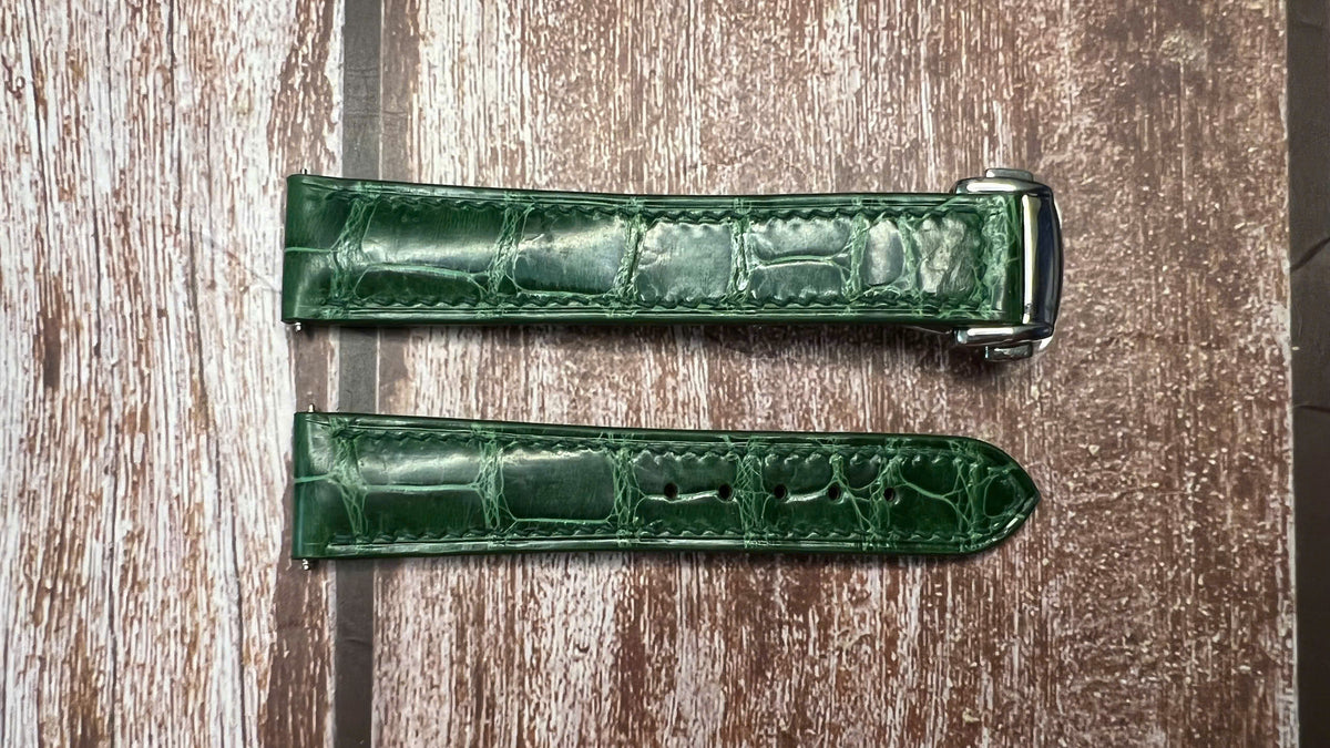 Omega Seamaster Leather Strap For Vintage Omega Seamaster Automatic De ...