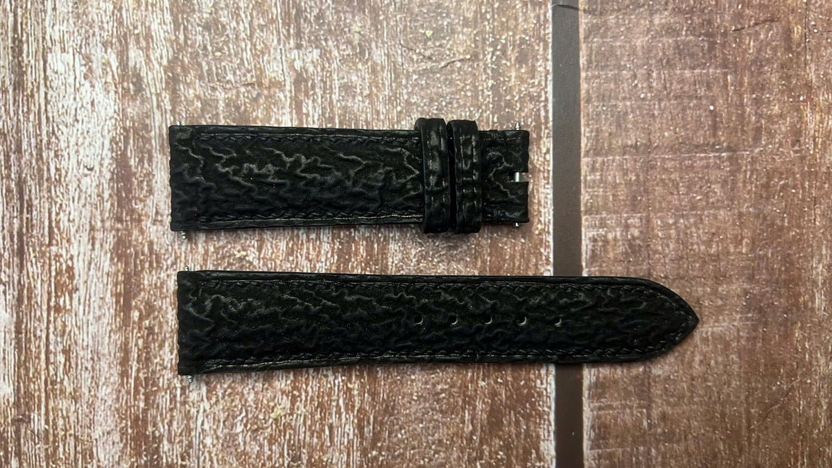 Shark Skin Watch Strap - Black – VGreen