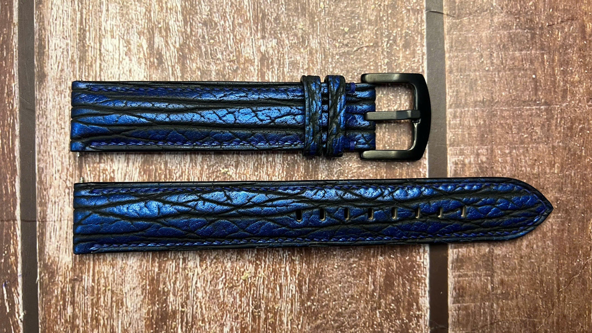 Shark Skin Watch Strap - Blue – VGreen