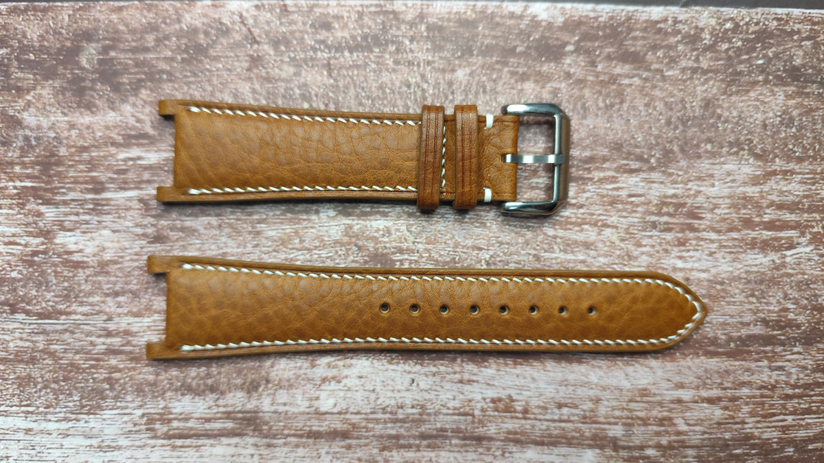 Custom Notched Straps - Center Notched For Movado 84 D5 1481 – VGreen