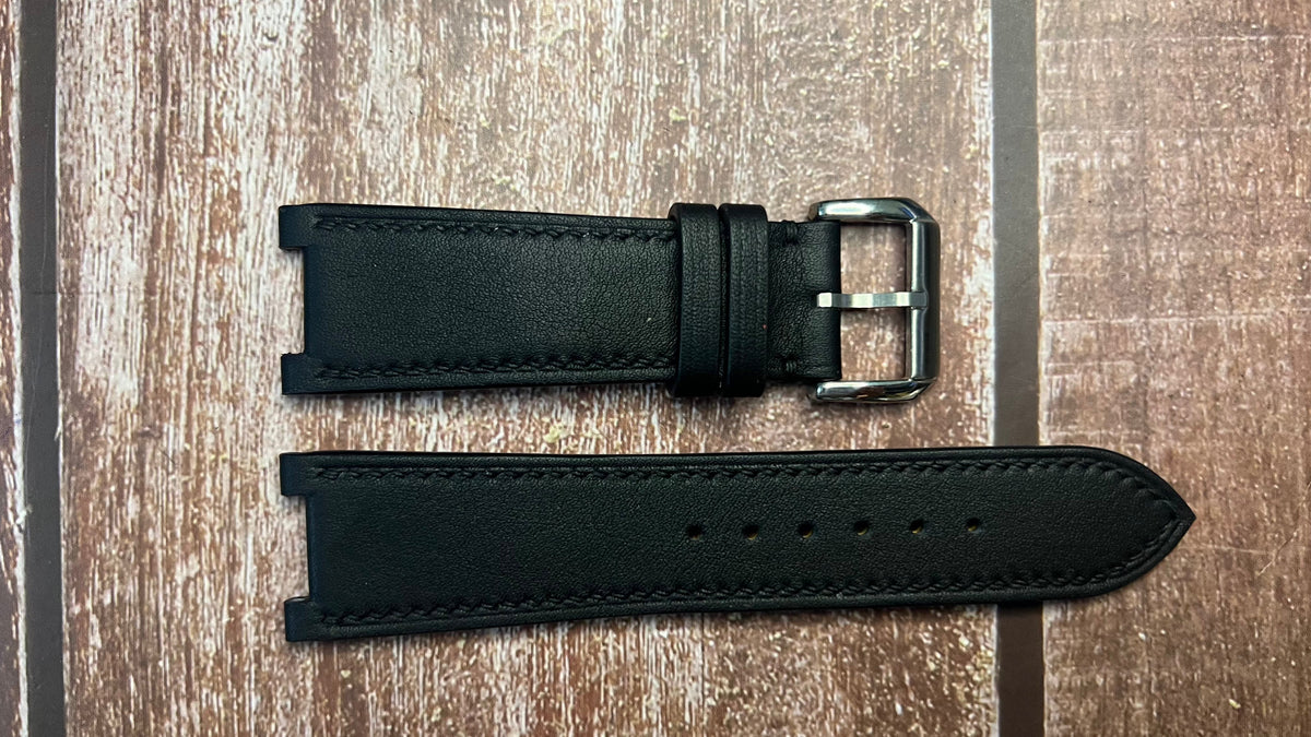 Custom Notched Straps - Center Notched For Yema Wristmaster Slim – VGreen