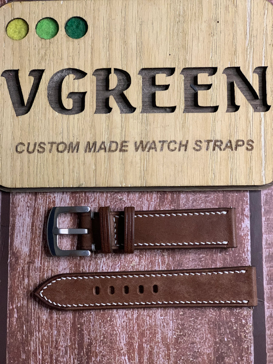Maya Leather Watch Strap - T Moro – VGreen