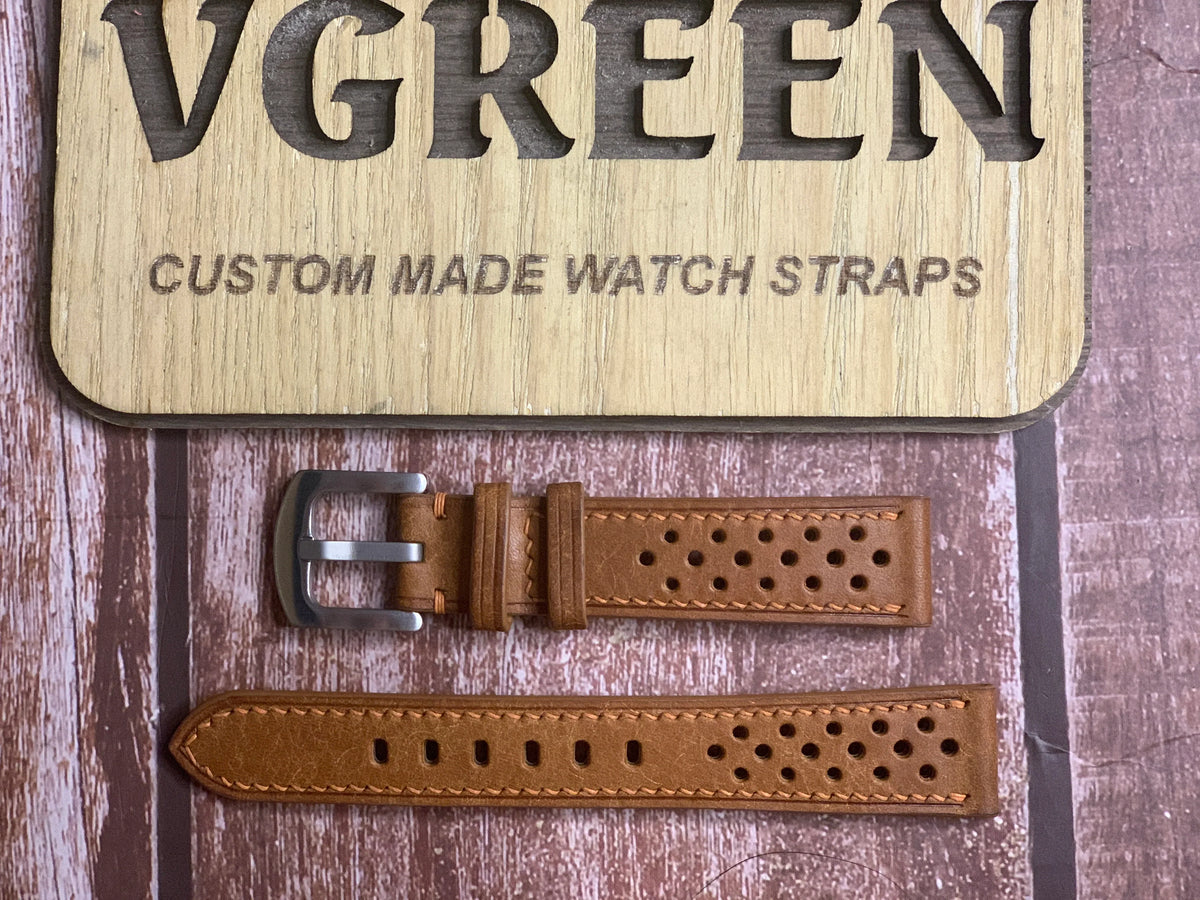 Maya Leather Watch Strap - Whisky – VGreen