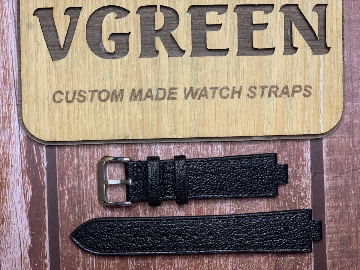 Custom Notched Straps - Corner Notched for Omega Geneve Automatic 166 ...