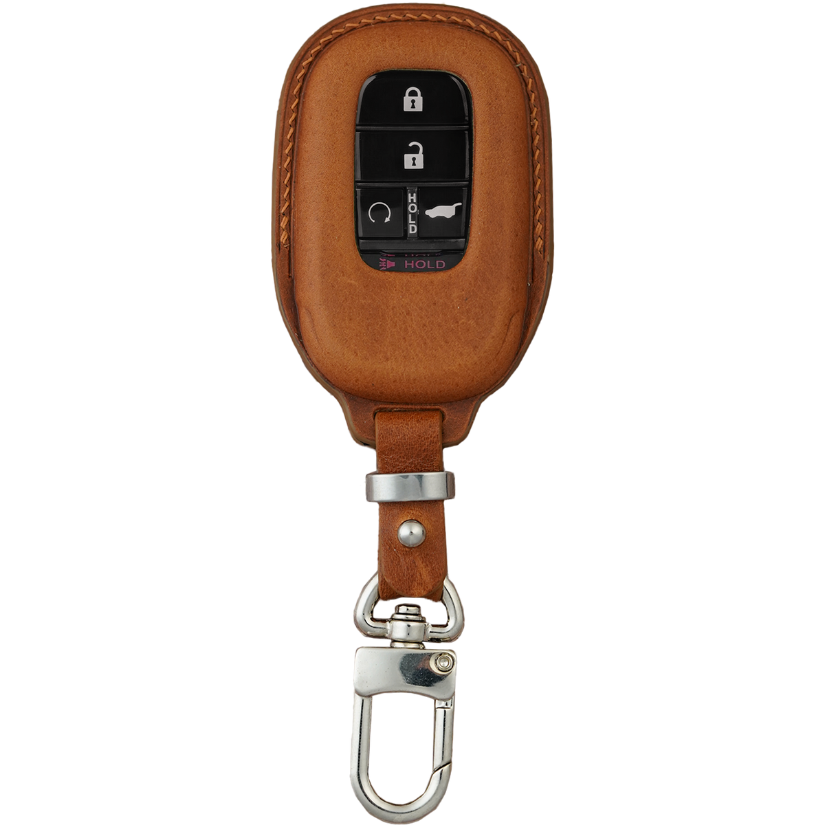 Honda CR-V Key Fob Cover - Brown Vachetta Leather | VGreen Luxury