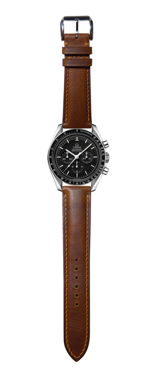 Badalassi Wax Leather Watch Strap - Cognac – VGreen