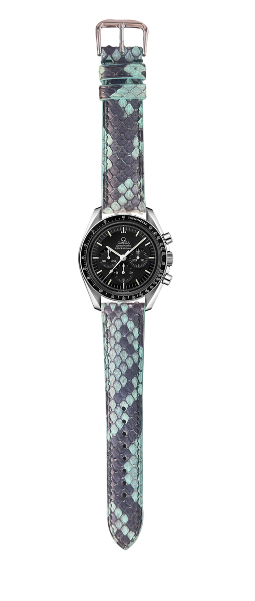 Snake Skin Watch Strap - Green – VGreen